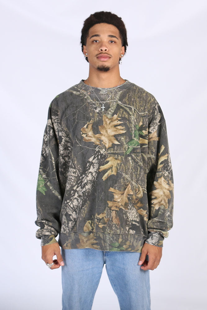 Vintage Camo Crewnwck XXL LA Vintage